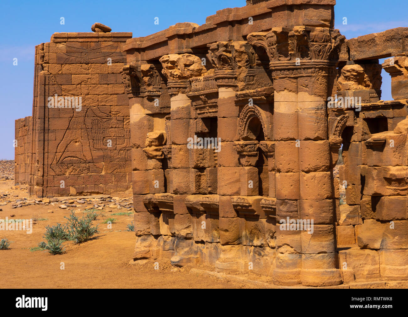 The roman kiosk, Nubia, Naqa, Sudan Stock Photo - Alamy