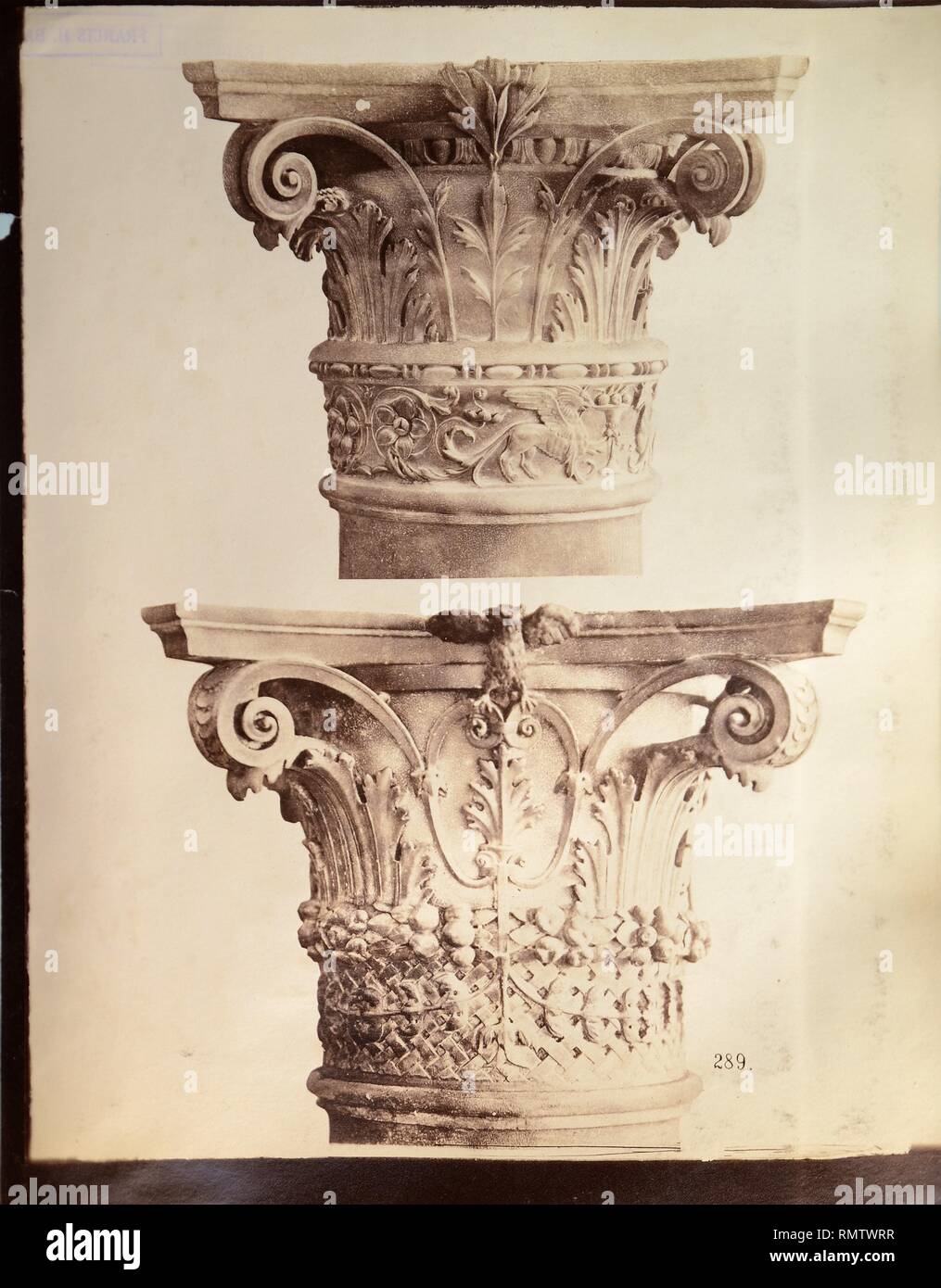 Orden corintio dibujo hi-res stock photography and images - Alamy
