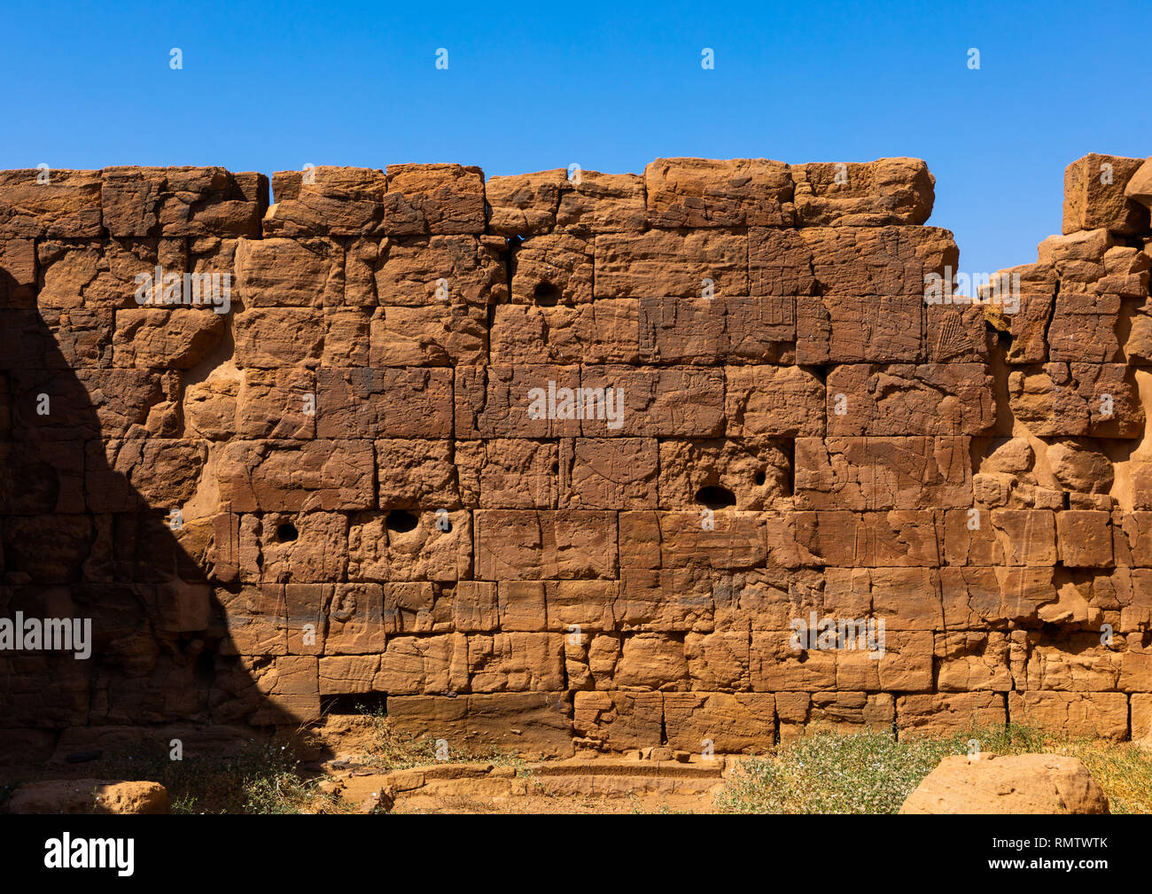 Lion temple of Apedemak relief, Nubia, Naqa, Sudan Stock Photo - Alamy