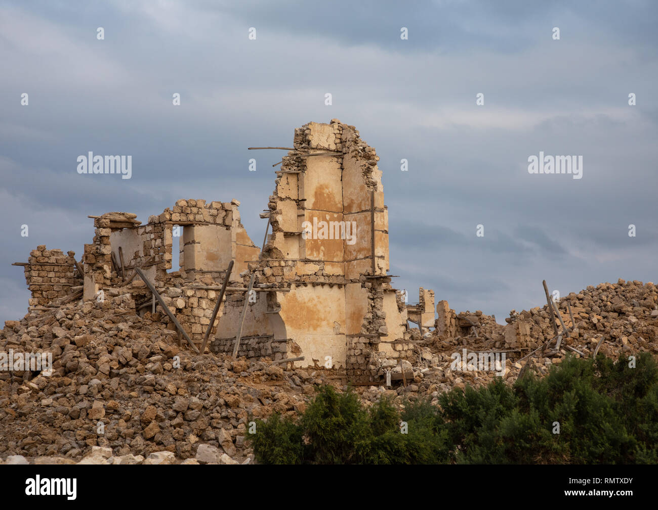 Ruined ottoman coral buildings, Red Sea State, Suakin, Sudan Stock ...
