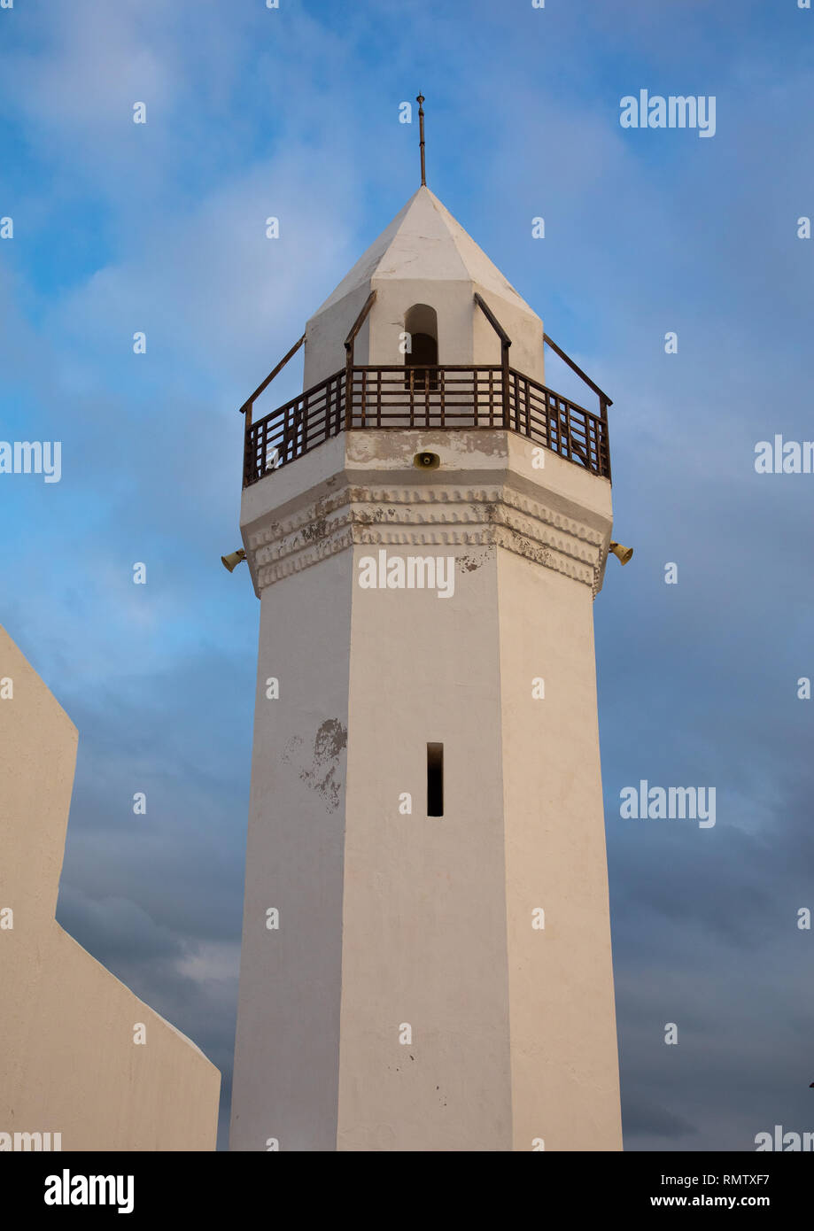 The renovated Hanafi mosque, Red Sea State, Suakin, Sudan Stock Photo ...