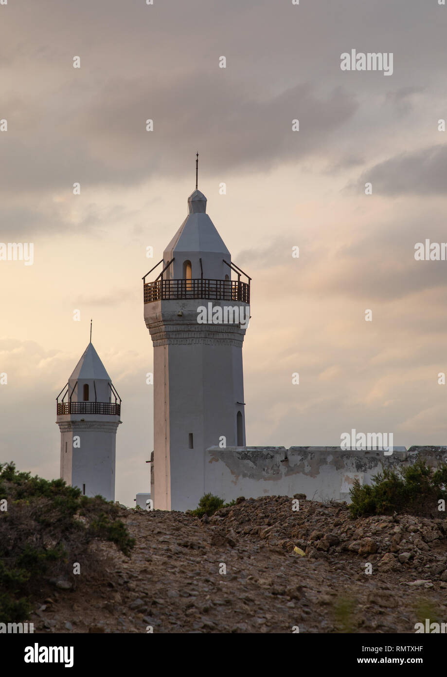 The renovated Shafai mosque and Hanafi mosque in the background, Red ...