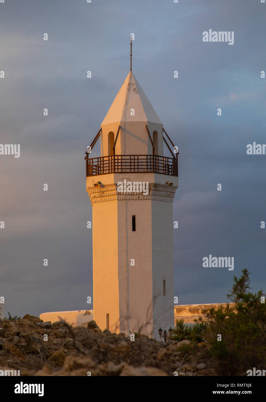 The renovated Hanafi mosque, Red Sea State, Suakin, Sudan Stock Photo ...
