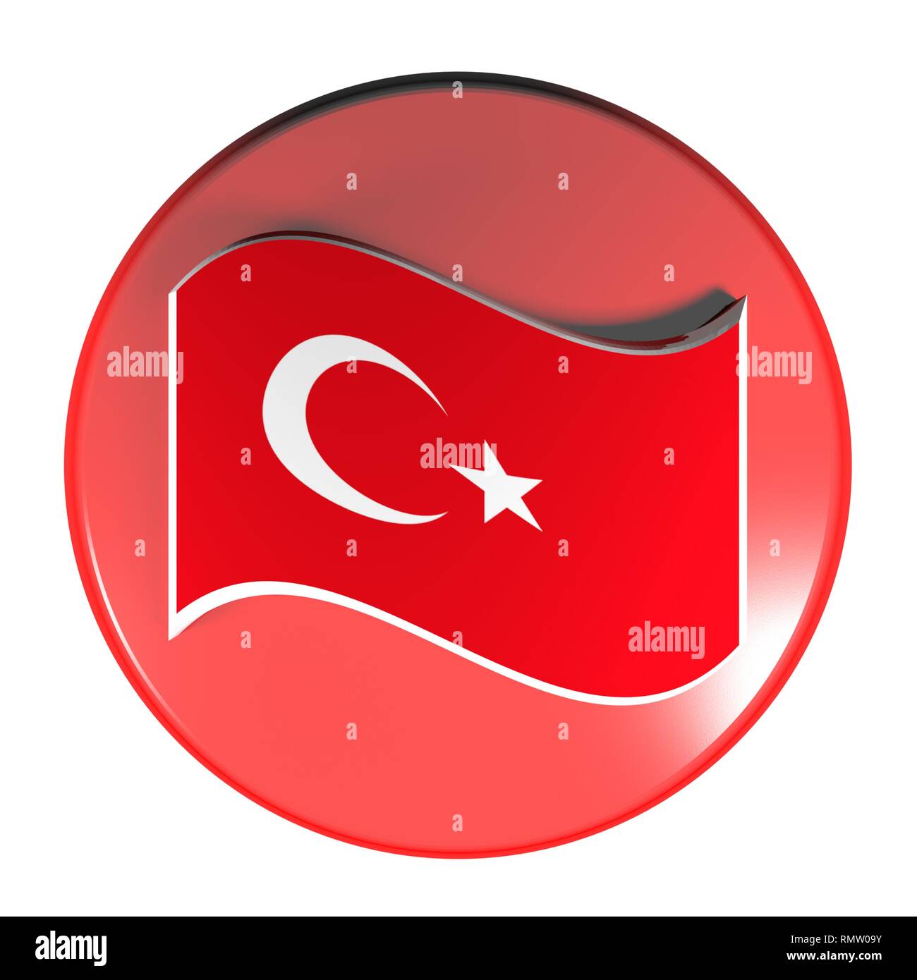 Turkish Language Flag Icon