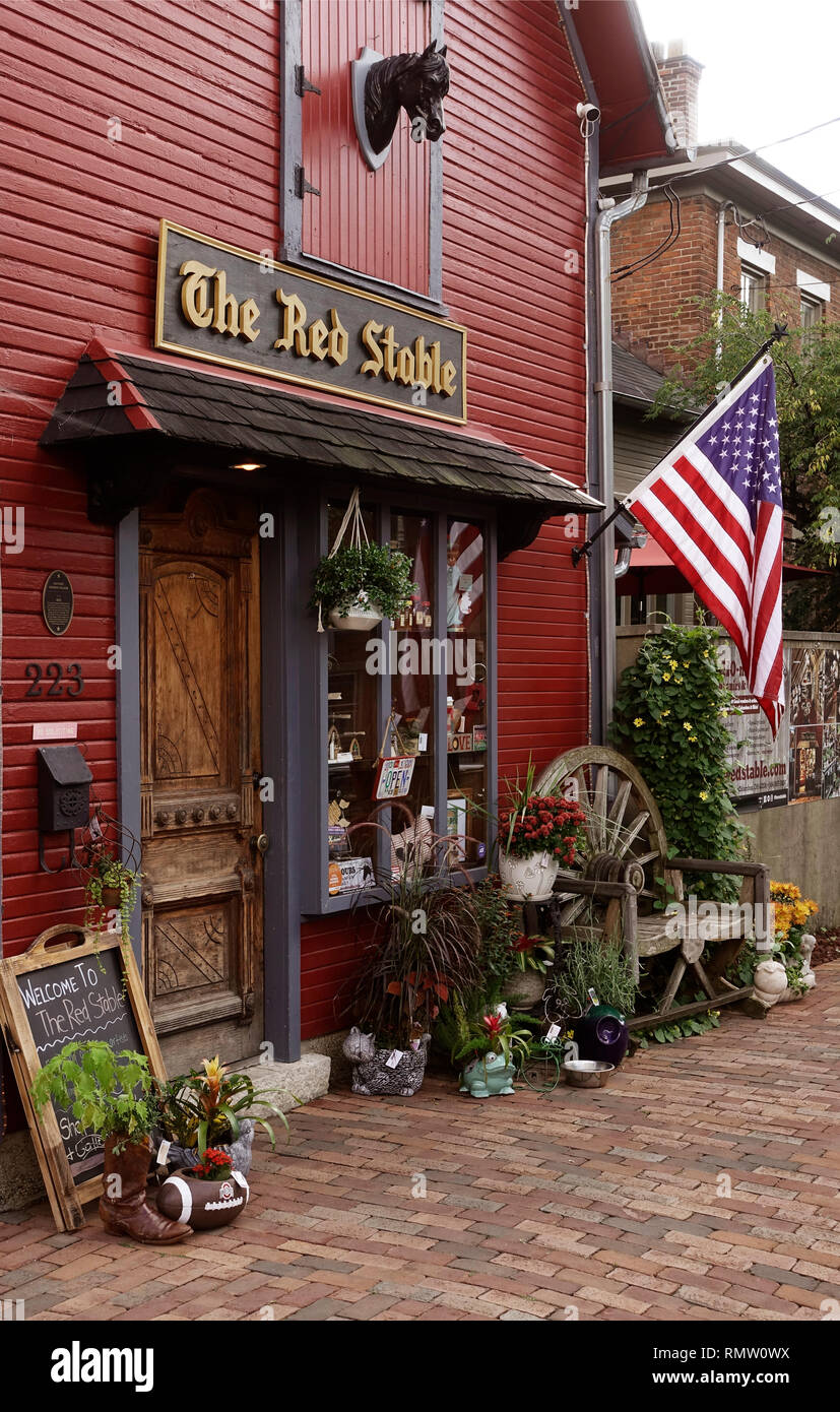 The Red Stable store in Columbus Ohio Stock Photo - Alamy