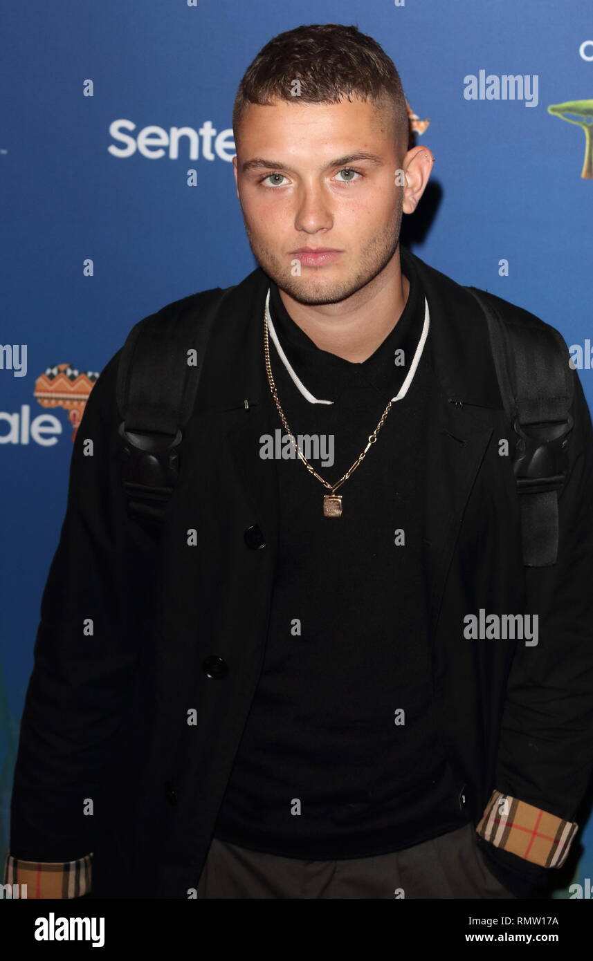 London, UK . Rafferty Law at Totem by Cirque du Soleil Press Night at ...