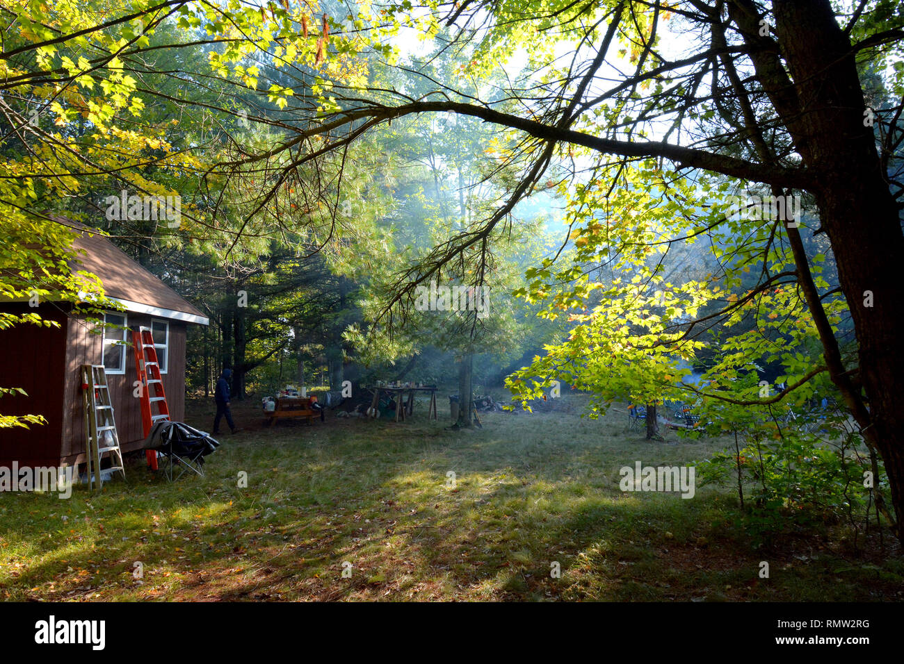 Rural wooded area hi-res stock photography and images - Alamy