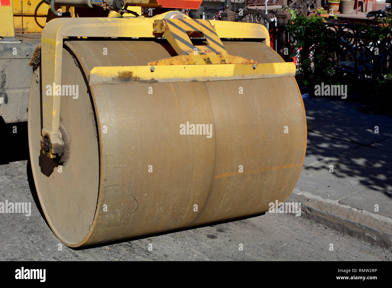 Steamroller heavy machinery construction hi-res stock photography and ...