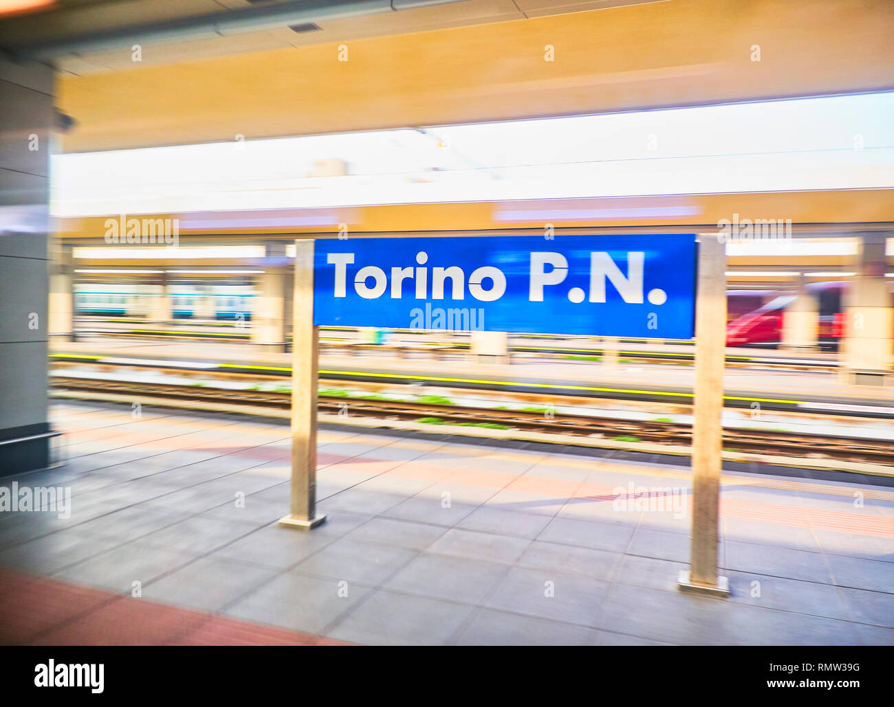 Turin rail terminus hi-res stock photography and images - Alamy