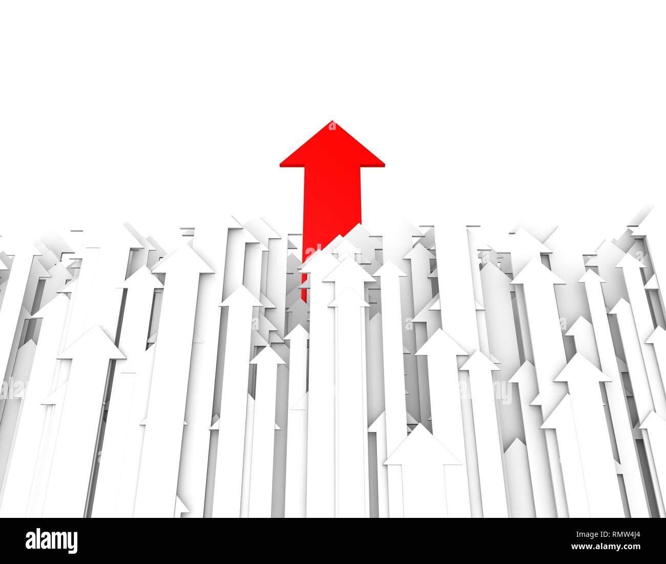 Career success arrow, way forward Stock Photo - Alamy