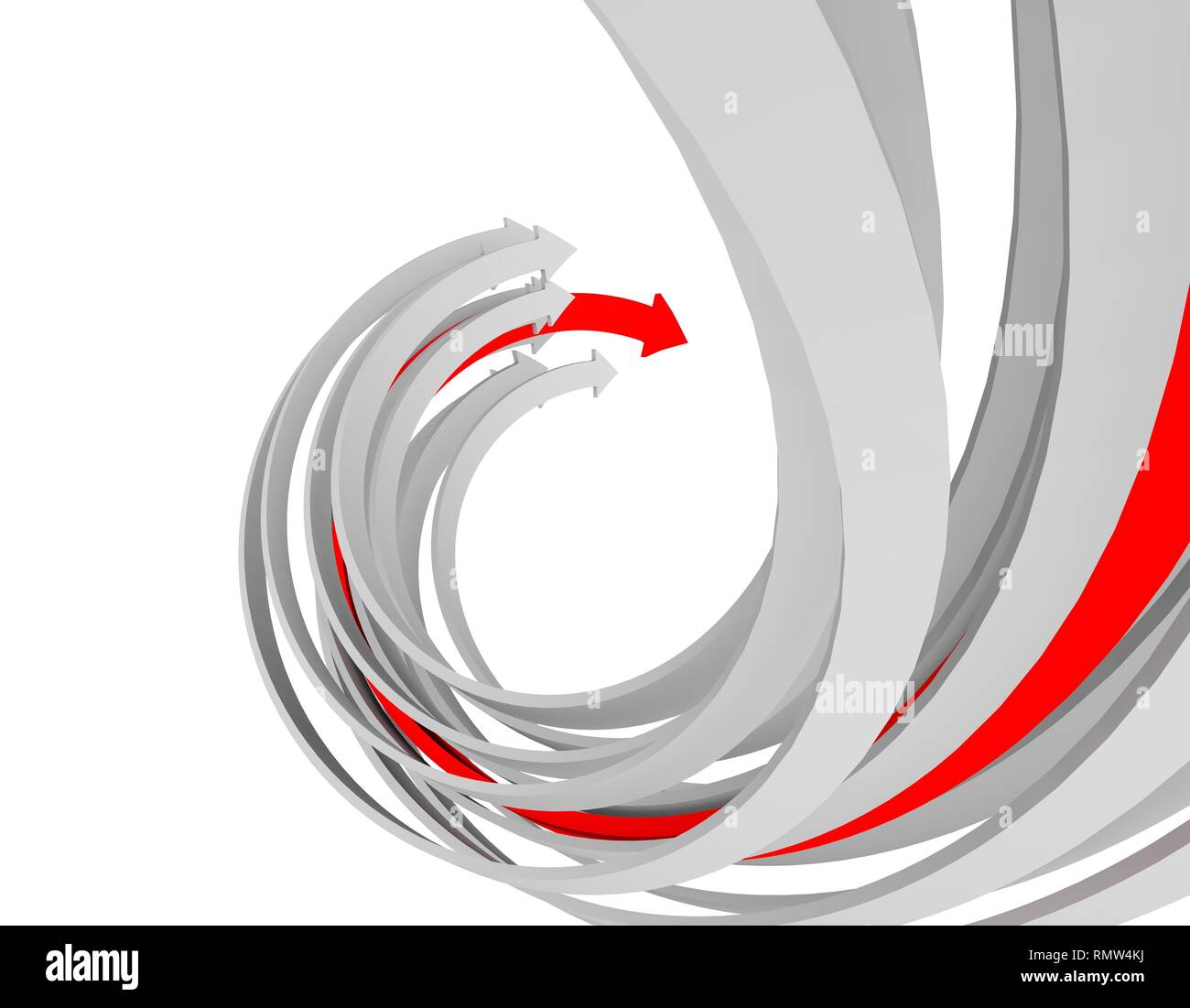 Career success arrow, way forward Stock Photo - Alamy