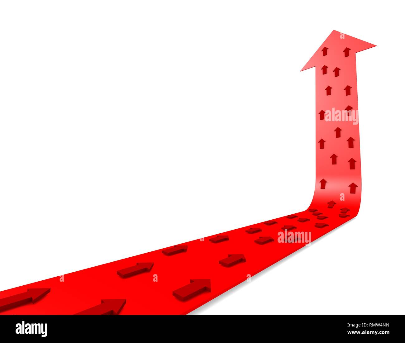 Career success arrow, way forward Stock Photo - Alamy