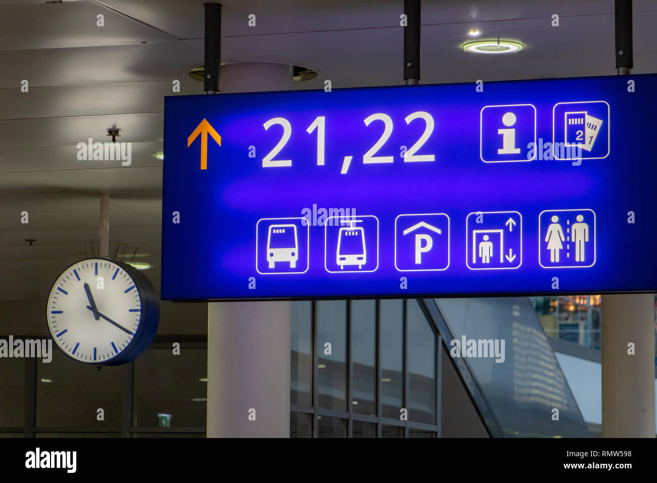 Rail information board rail departure board hi-res stock photography ...