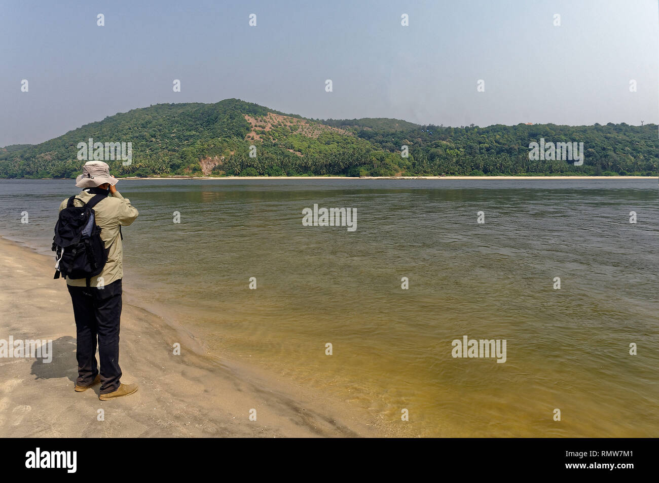 photographer on devbag beach, sindhudurg, Maharashtra, India, Asia, MR ...