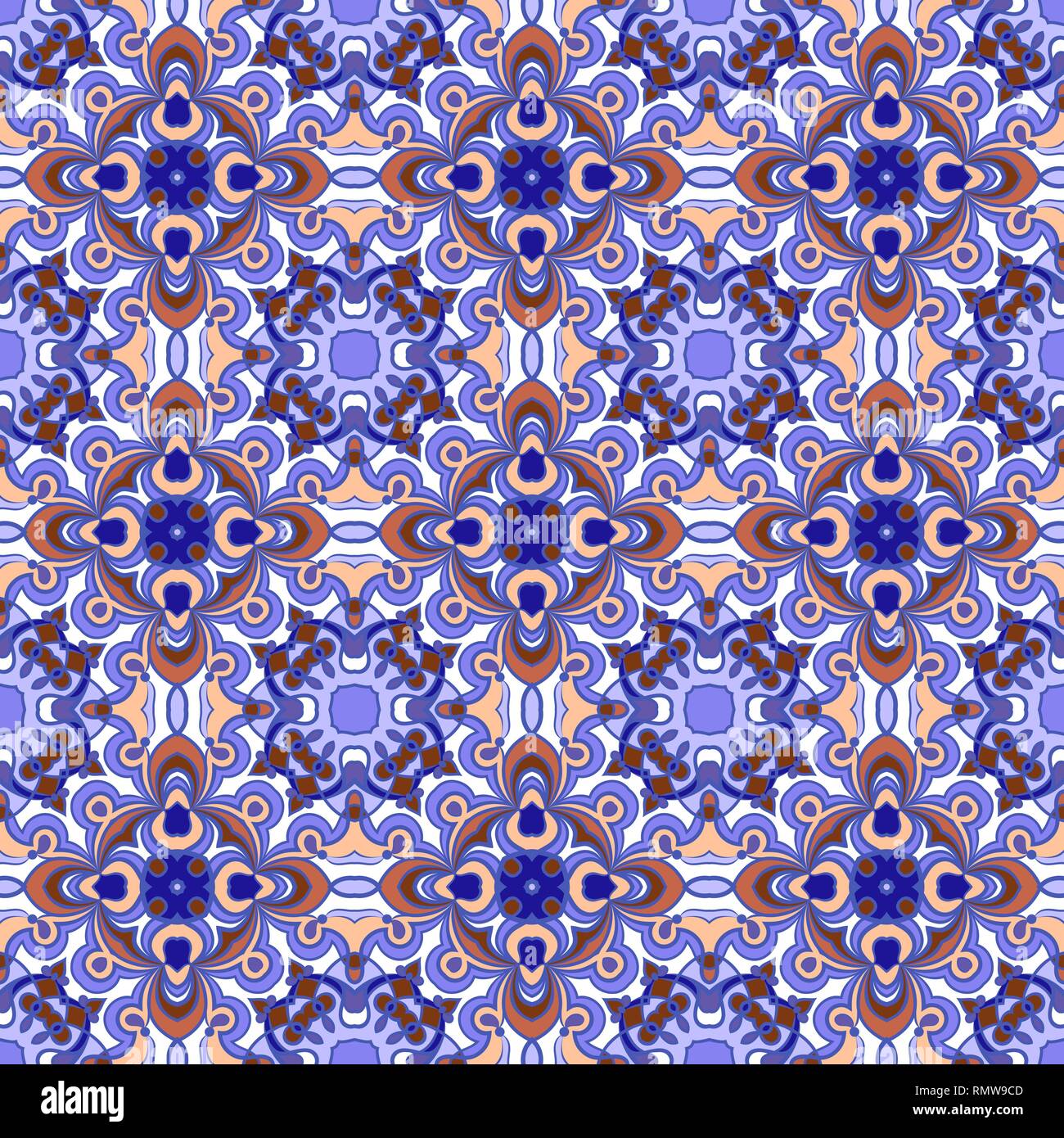 Seamless pattern of curling vines and twisted lines in oriental style ...
