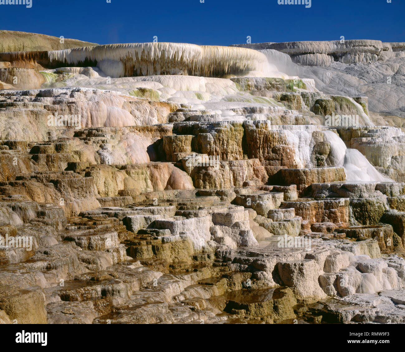 Travertine formation hi-res stock photography and images - Alamy