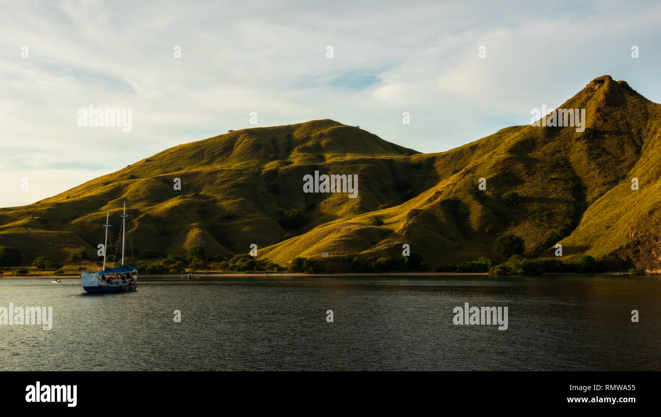 Breathtaking view of Komodo Island Stock Photo - Alamy
