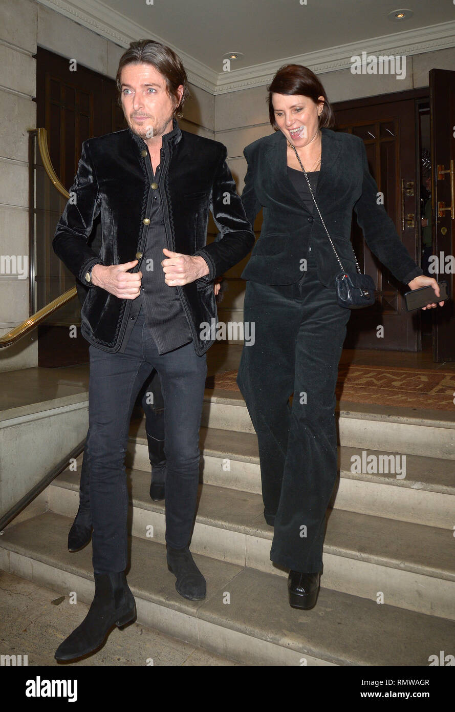 Celebrities attend Kate Moss's 45th birthday party held at China Tang ...