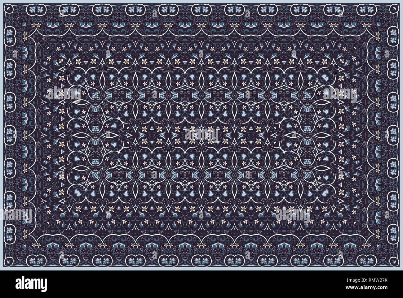 Blue colored silk fabric Stock Vector Images - Alamy
