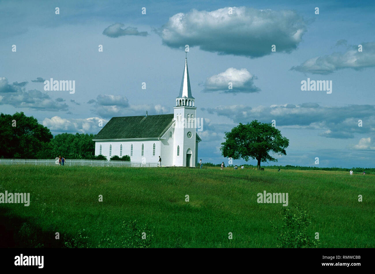 Church,Batoche National Historic Park,Saskatchewan,Canada Stock Photo ...