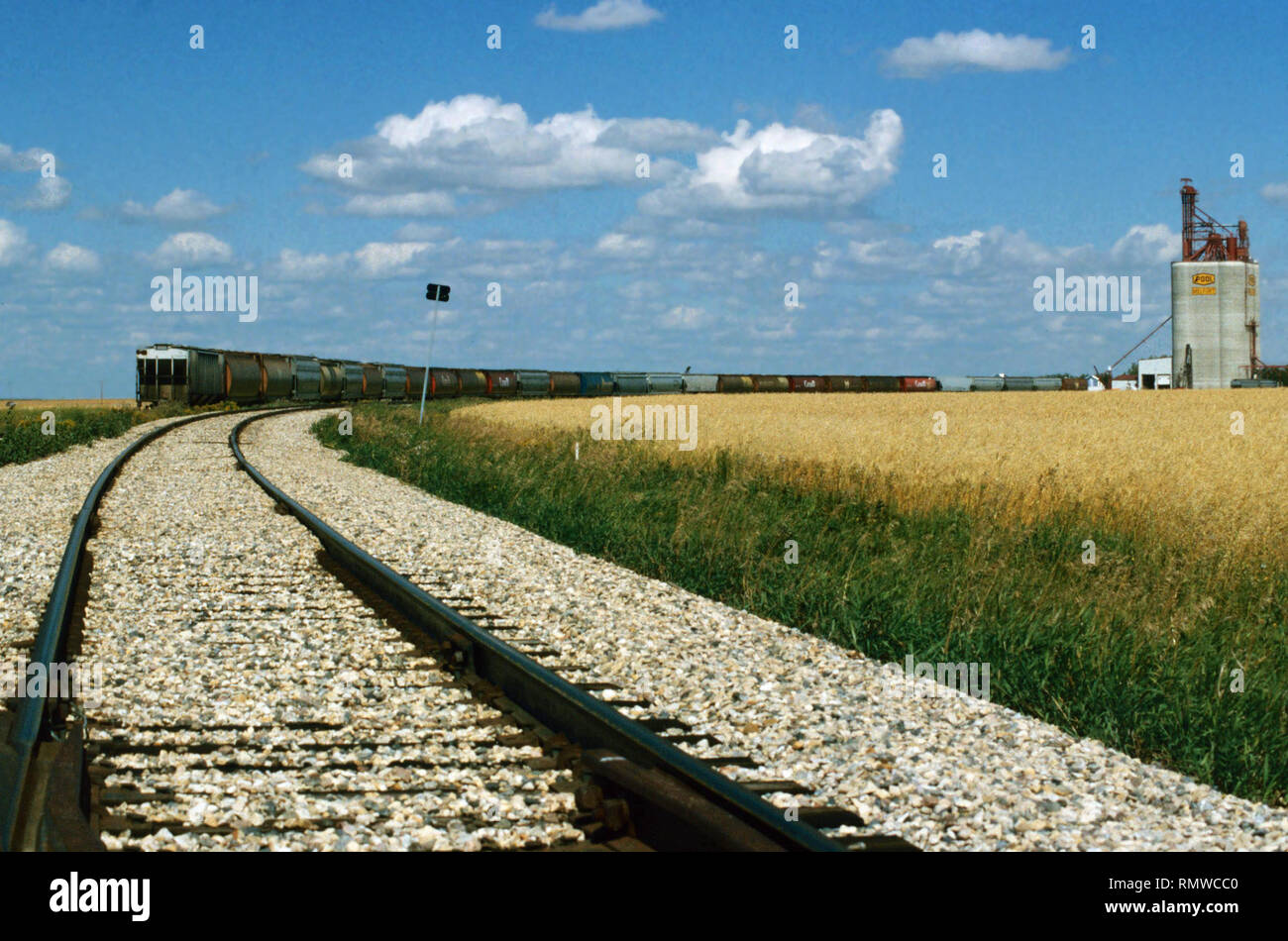 Inland grain terminal,Saskatchewan,Canada Stock Photo - Alamy