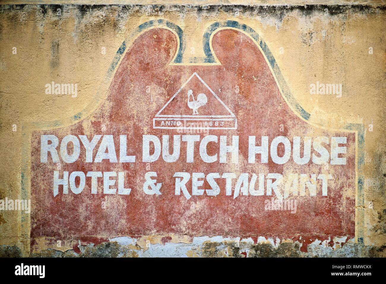 Royal Dutch House sign Sri Lanka Stock Photo - Alamy