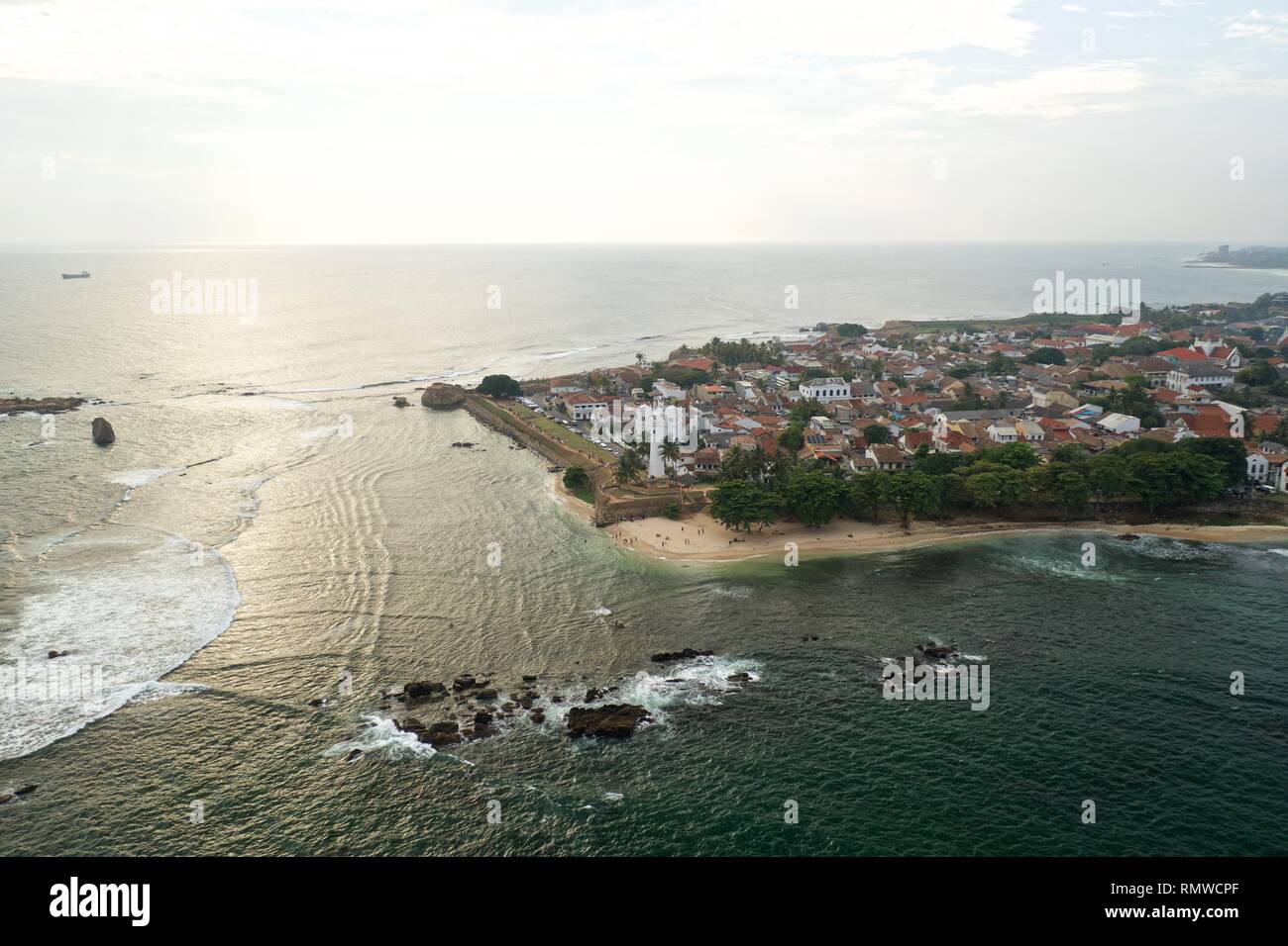 Galle Fort Aerial Stock Photo - Alamy