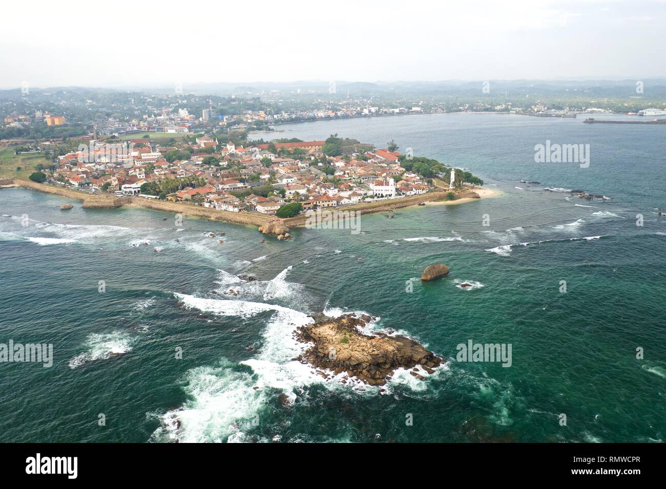 Galle fort sri lanka aerial hi-res stock photography and images - Alamy
