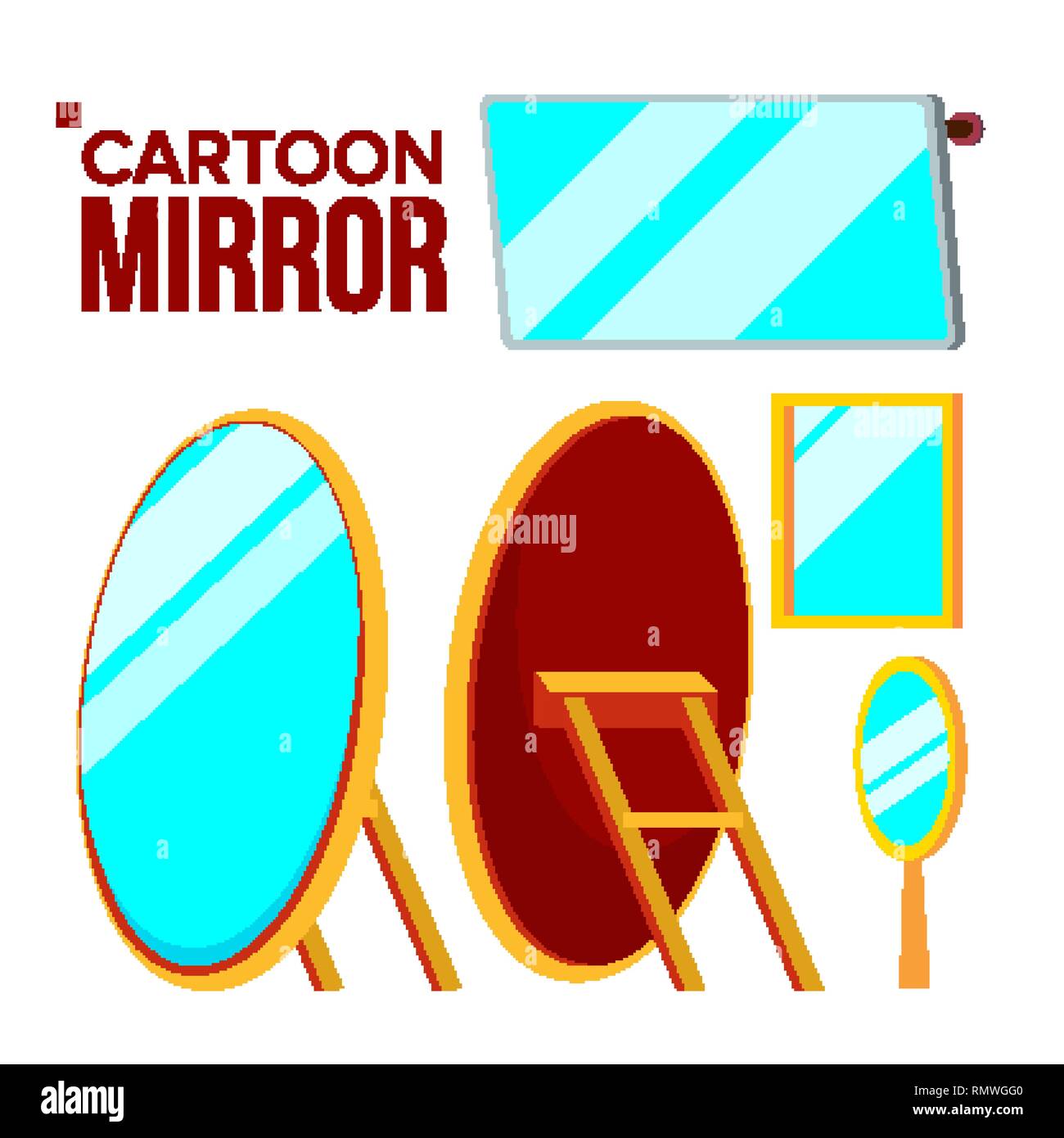 Mirror Cartoon High Resolution Stock Photography and Images - Alamy