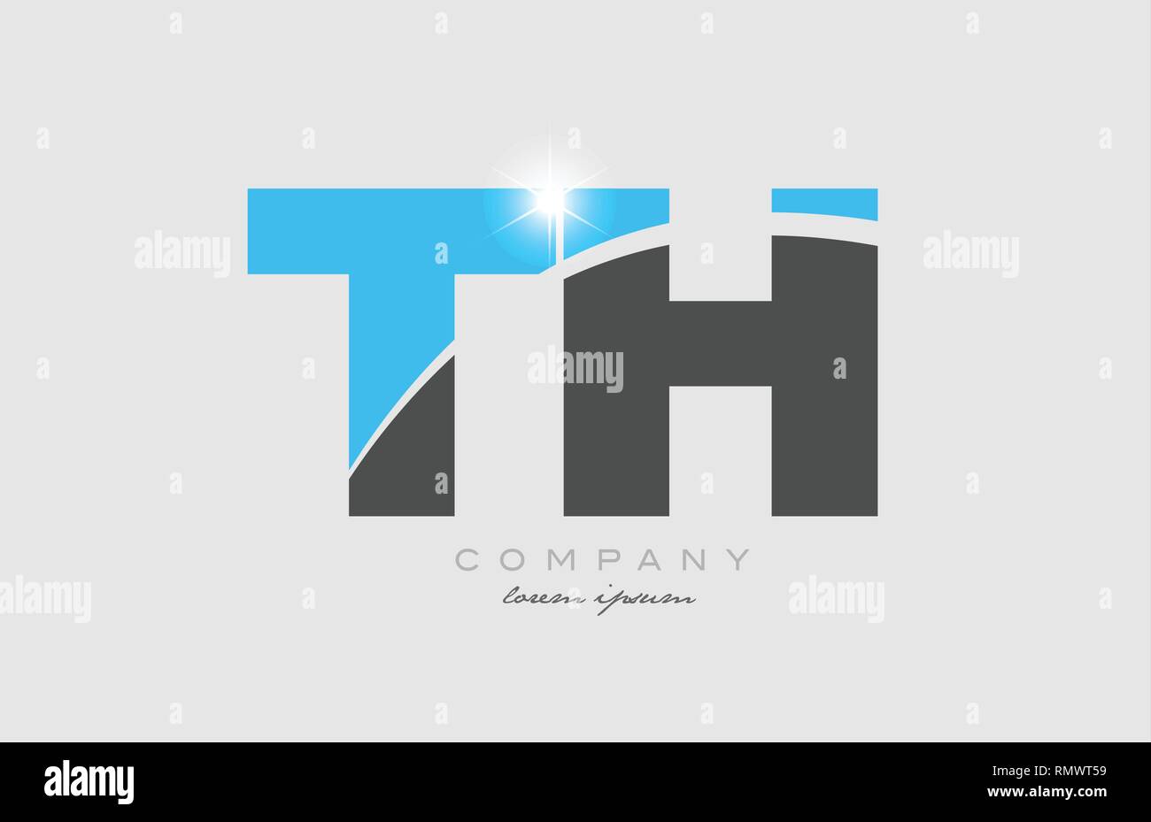 Th logo Stock Vector Images - Alamy