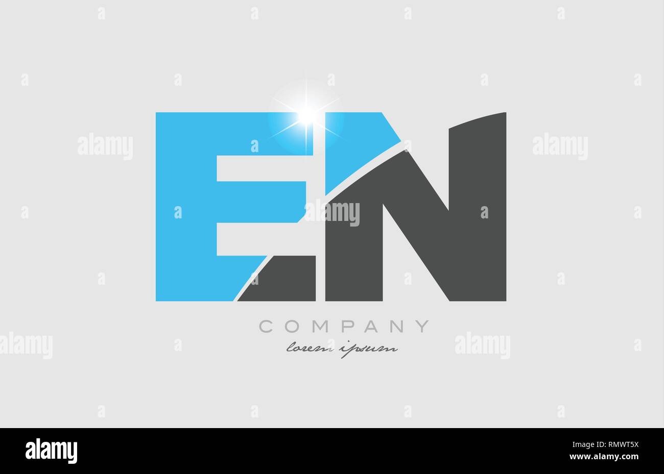 En blue background Stock Vector Images - Alamy