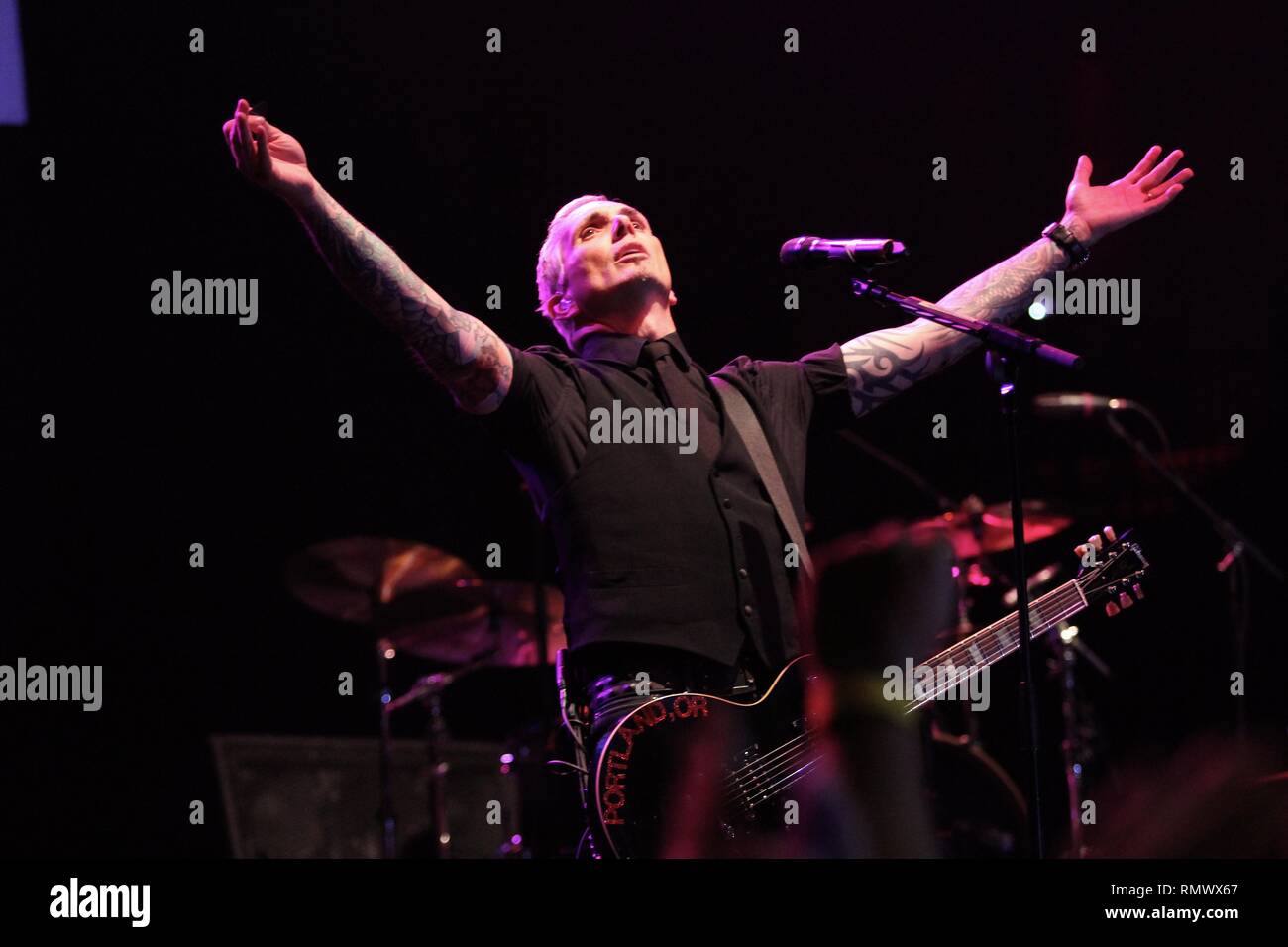 Everclear vocalist and guitarist Art Alexakis is shown performing on ...