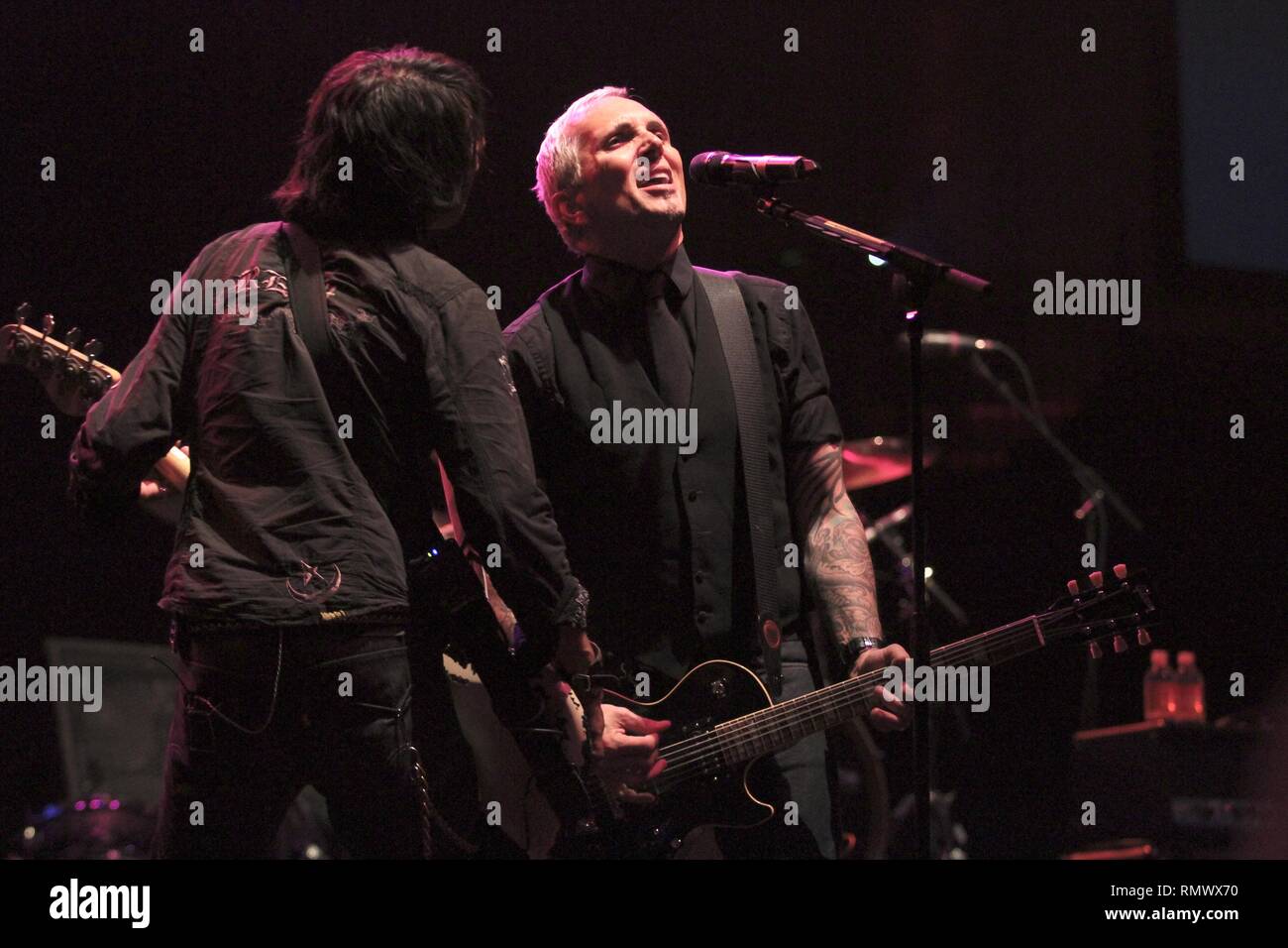 Everclear vocalist and guitarist Art Alexakis is shown performing on ...