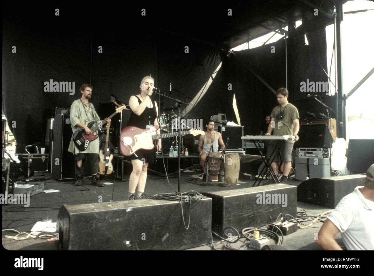 Laika, the UK-based indie & experimental band, is shown performing on ...