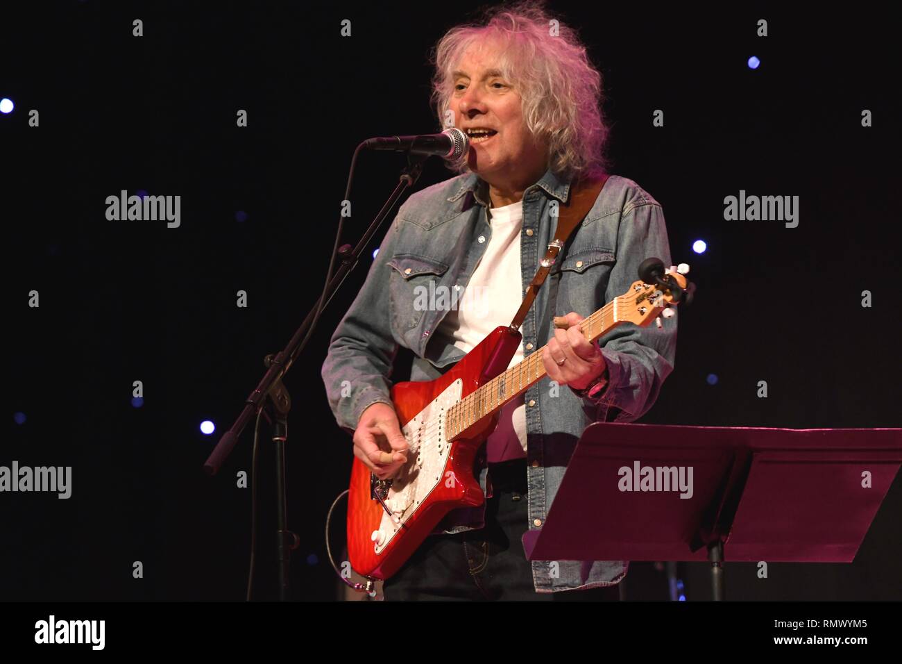 Singer, songwriter and guitarist Albert Lee is shown performing on ...