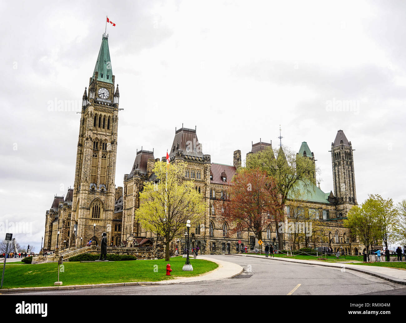 Ottawa, Canada - May 14, 2017. Parliament Buildings in Ottawa, Canada ...