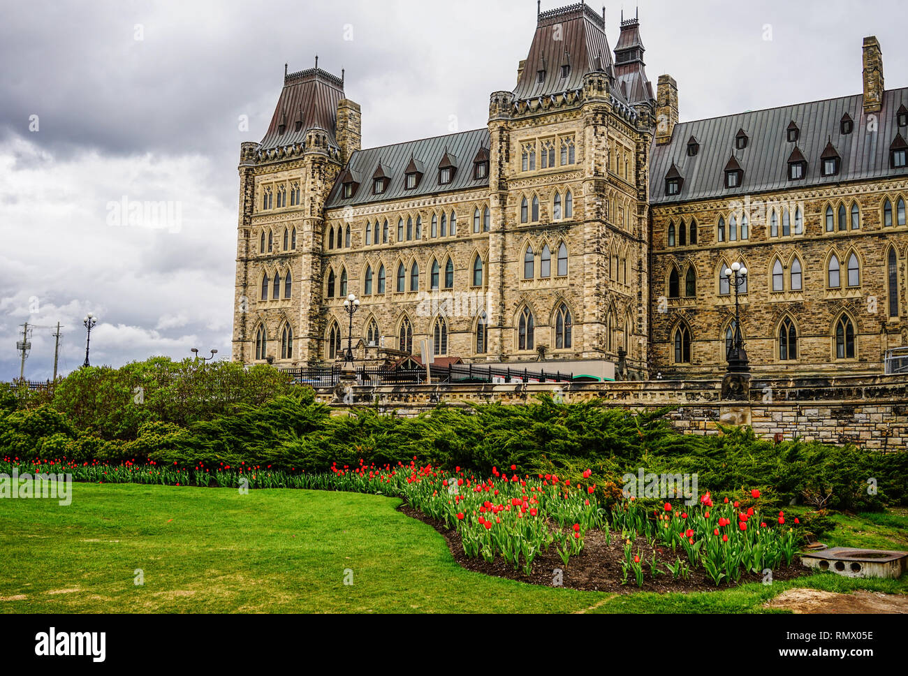 Parliament Buildings in Ottawa, Canada. The historic, neo-Gothic ...