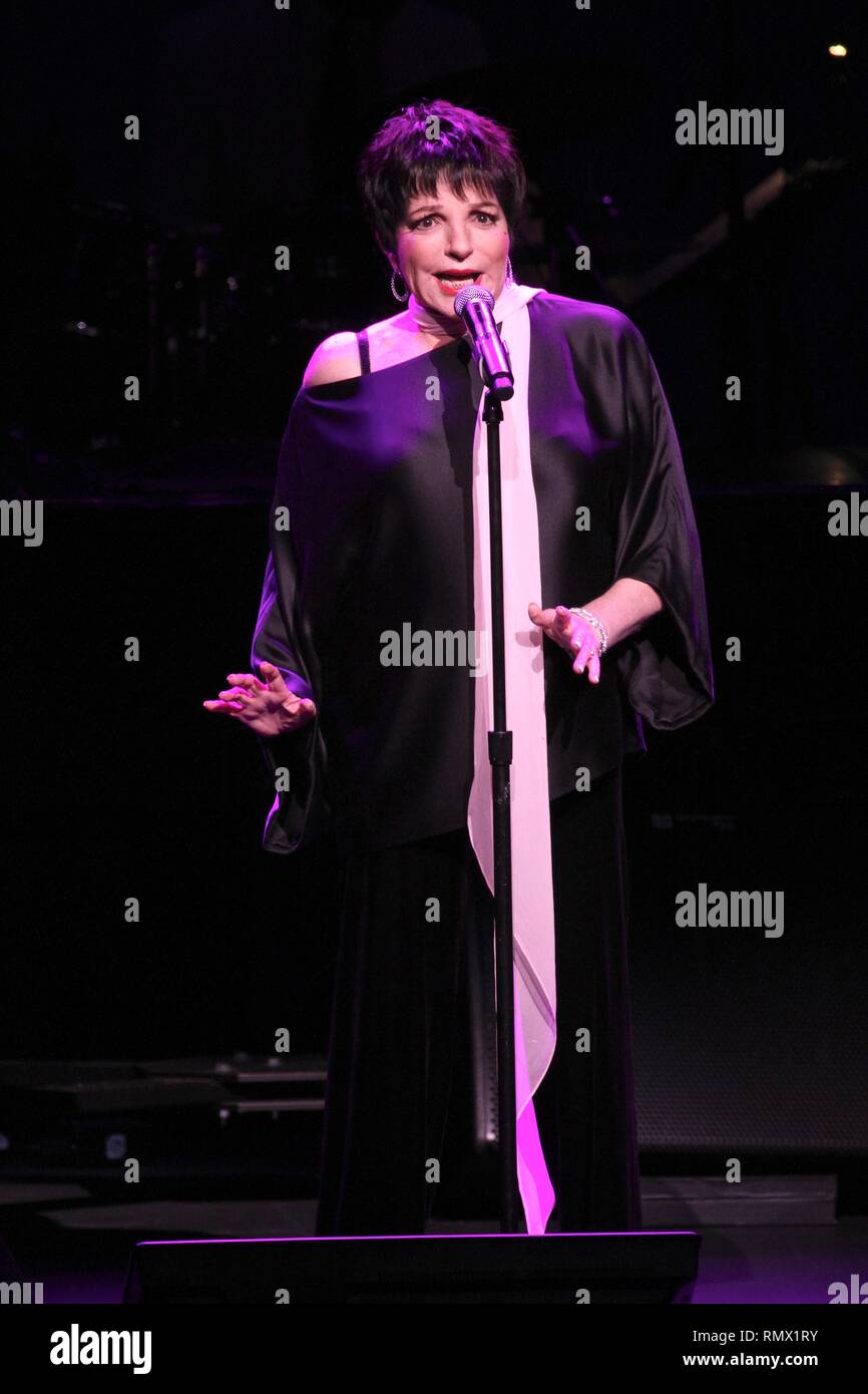 Actress and singer Liza Minnelli, daughter of Judy Garland, is shown ...