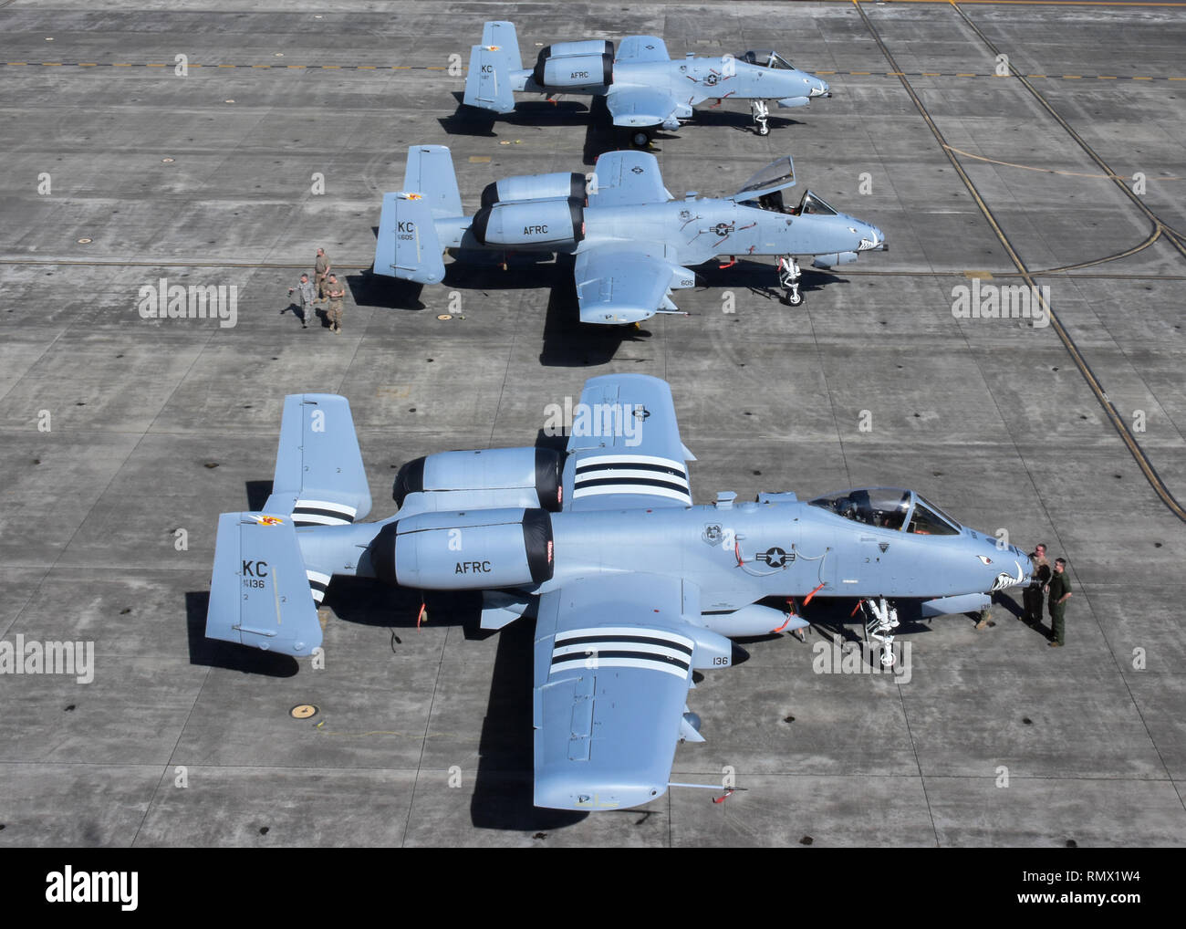 A-10 Thunderbolt II attack aircraft assigned to the 442d Fighter Wing ...