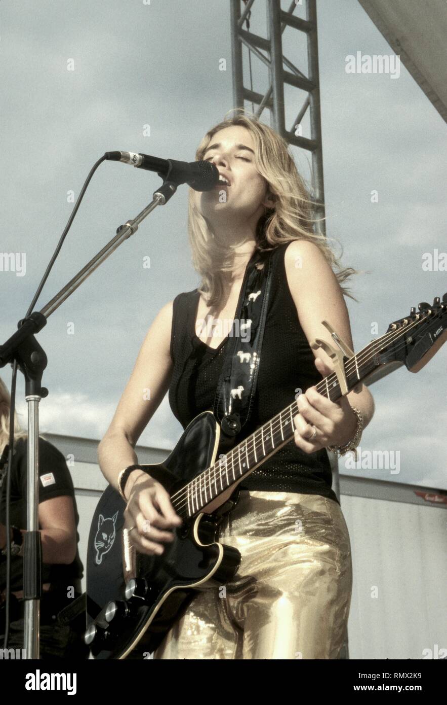 Singer, songwriter, guitarist and poet Heather Nova, is shown ...