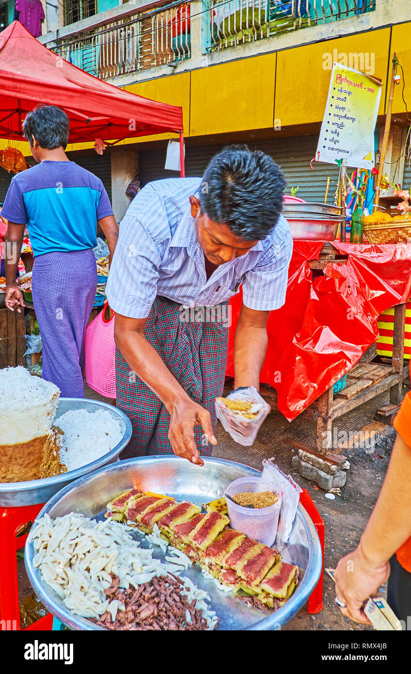 Market bakery myanmar asia hi-res stock photography and images - Alamy