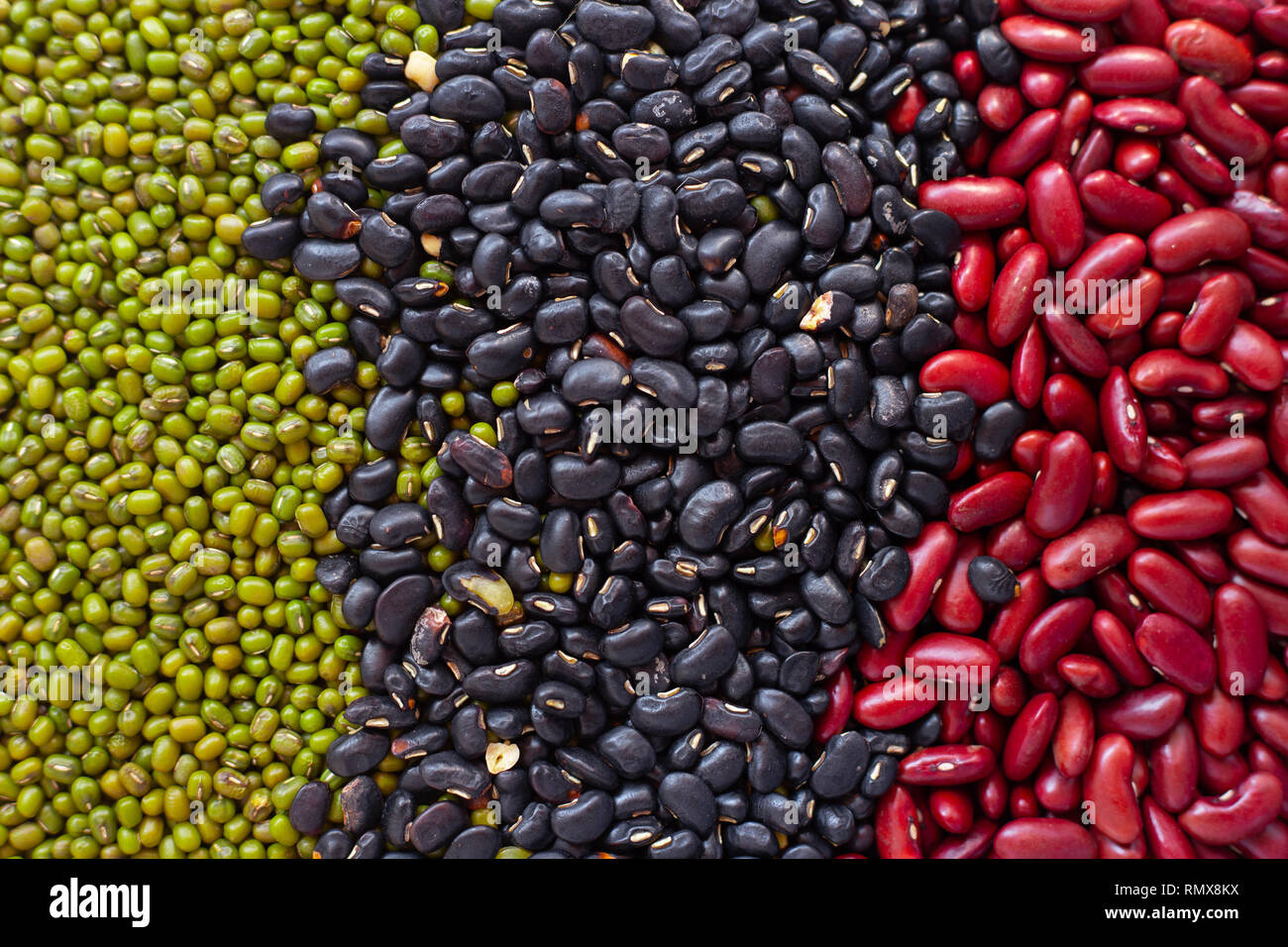 mix multiple green bean red bean and black bean nutrition food ...
