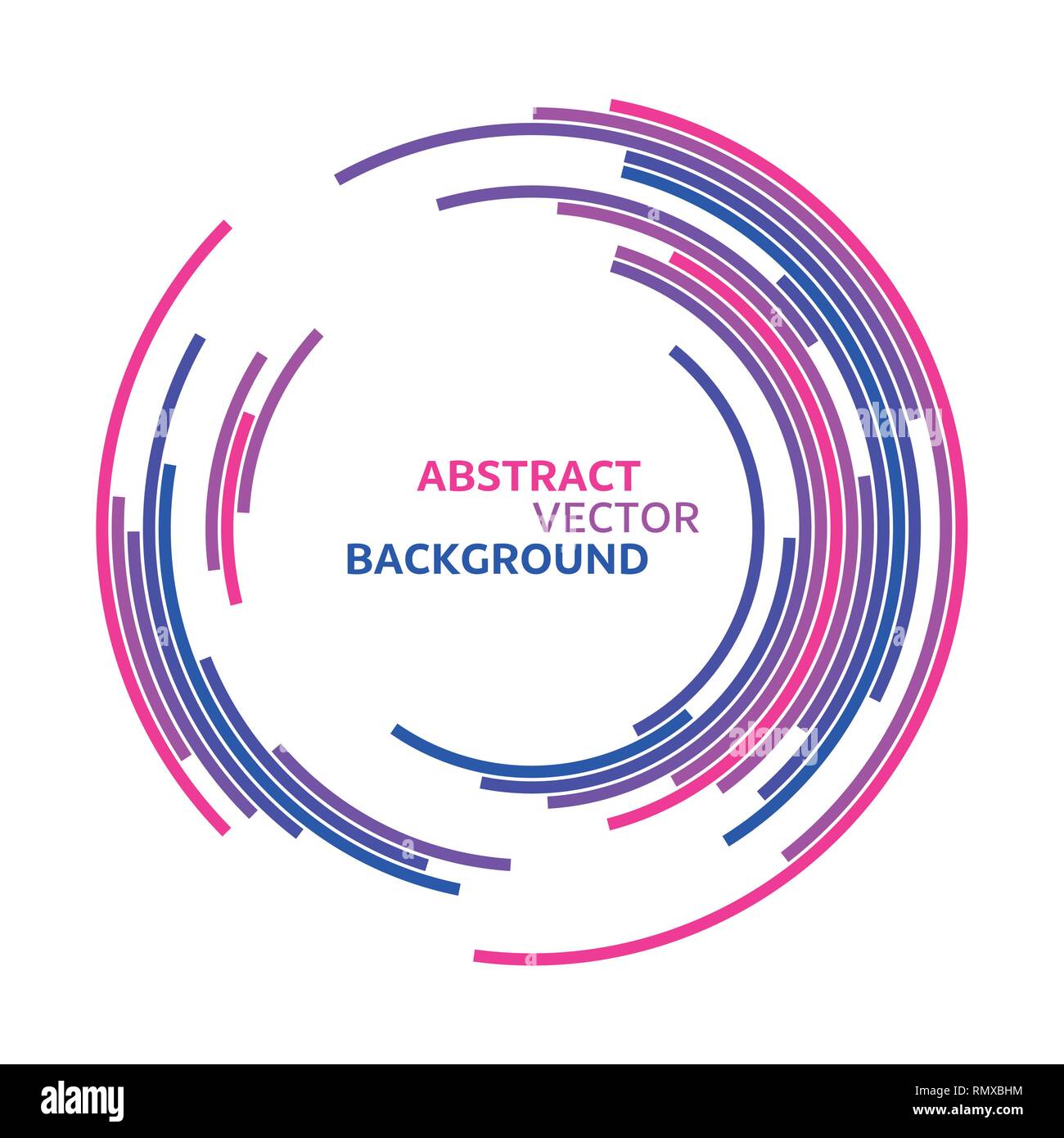 Abstract technology circles vector background. Digital design ...