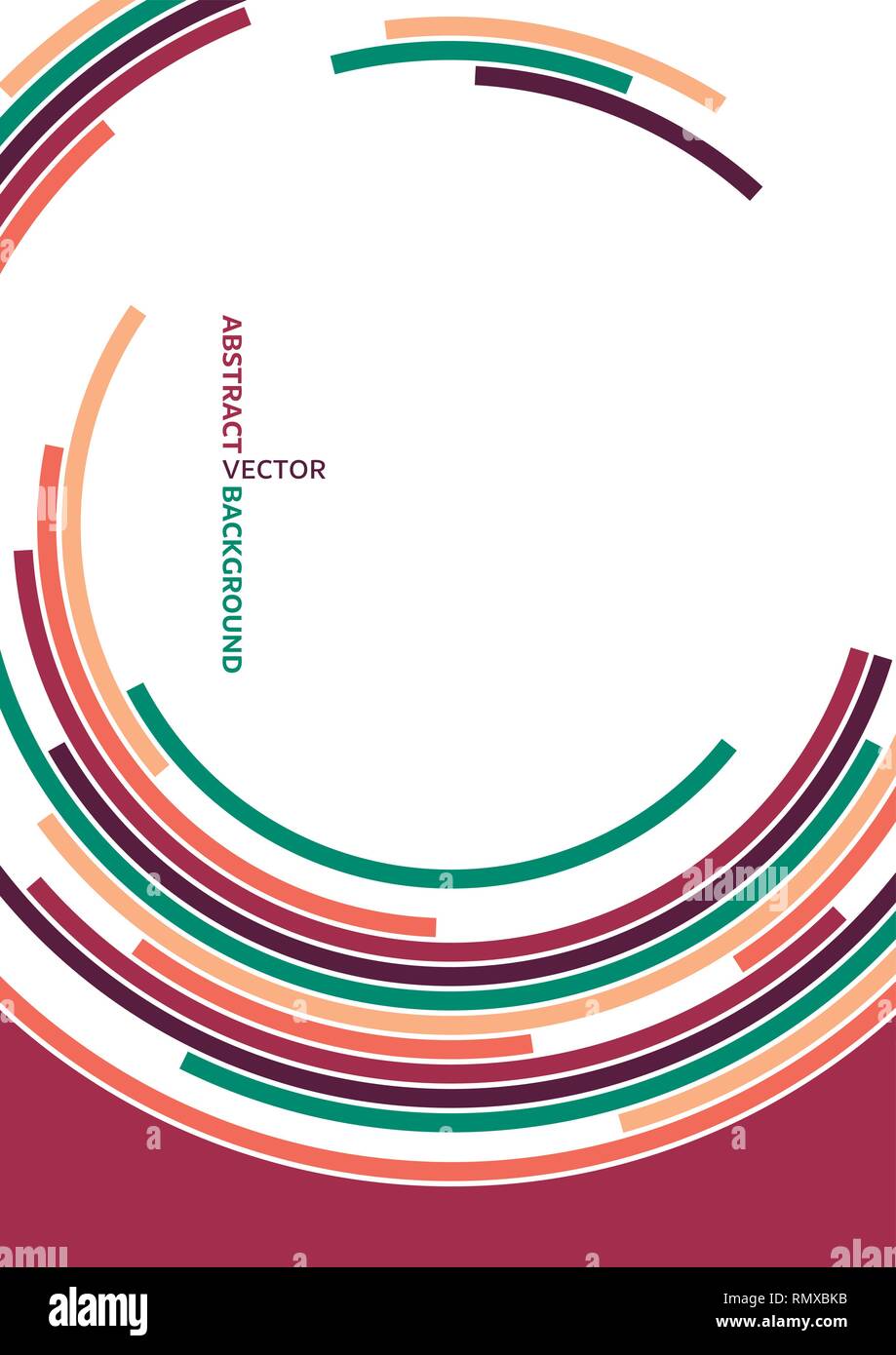 Abstract technology circles vector background. Digital design ...