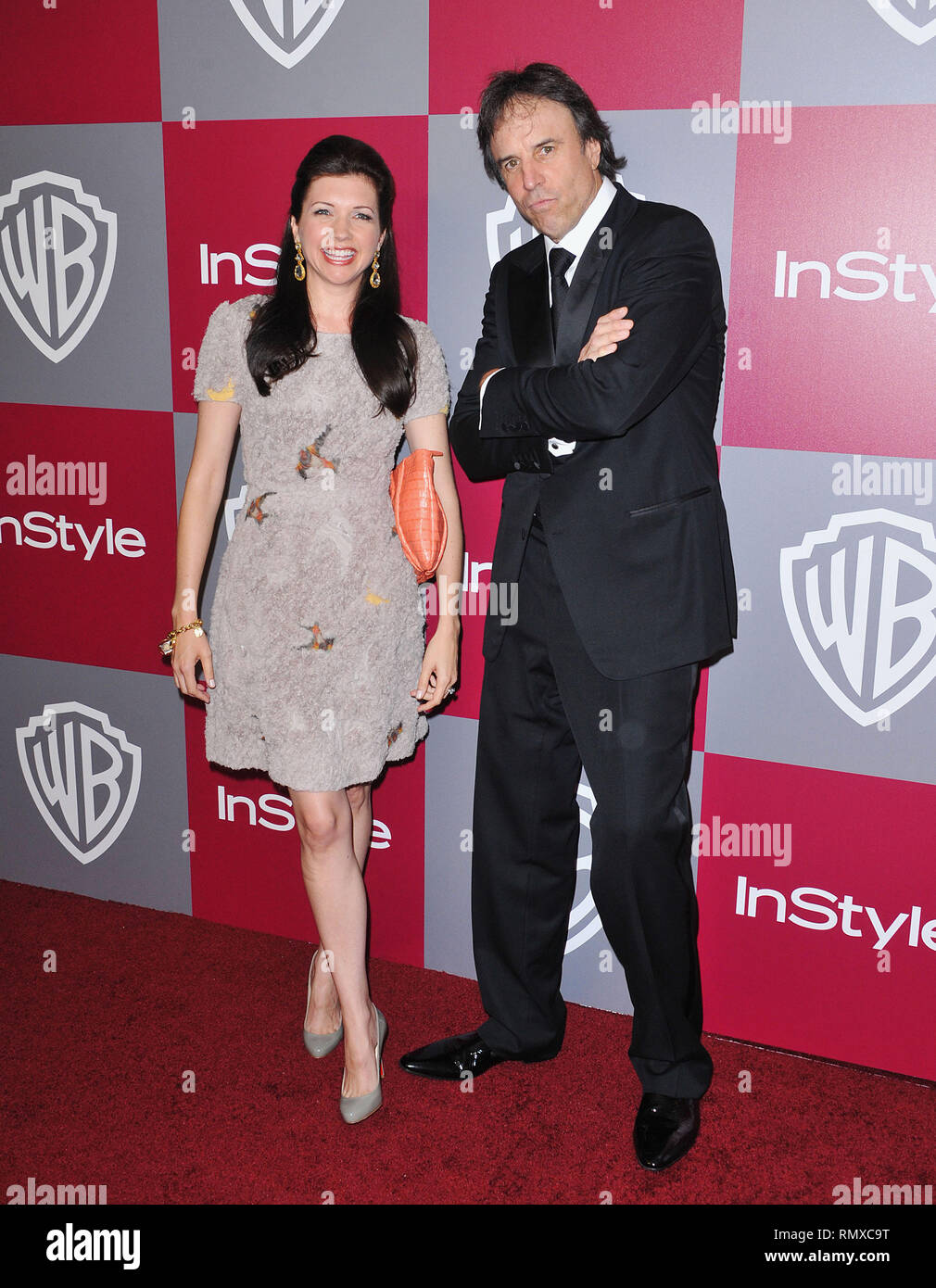 Kevin Nealon, wife - Warner Bros & In Style Party after the Golden ...