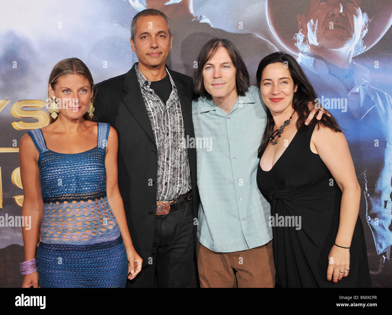 Mark Fergus, Hawks Ostby - writer at the Cowboys And Aliens premiere at ...