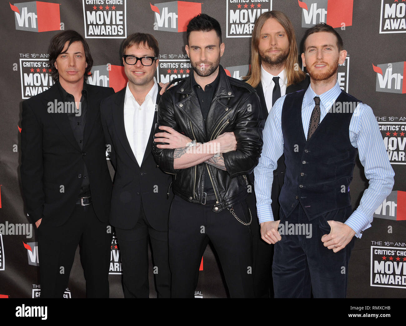 Maroon 5 - 16th Ann. Critic's Choice Movie Awards at the Hollywood ...