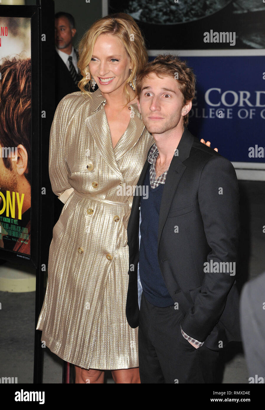 Uma Thurman and director, writer Max Winkler at the Ceremony Premiere ...