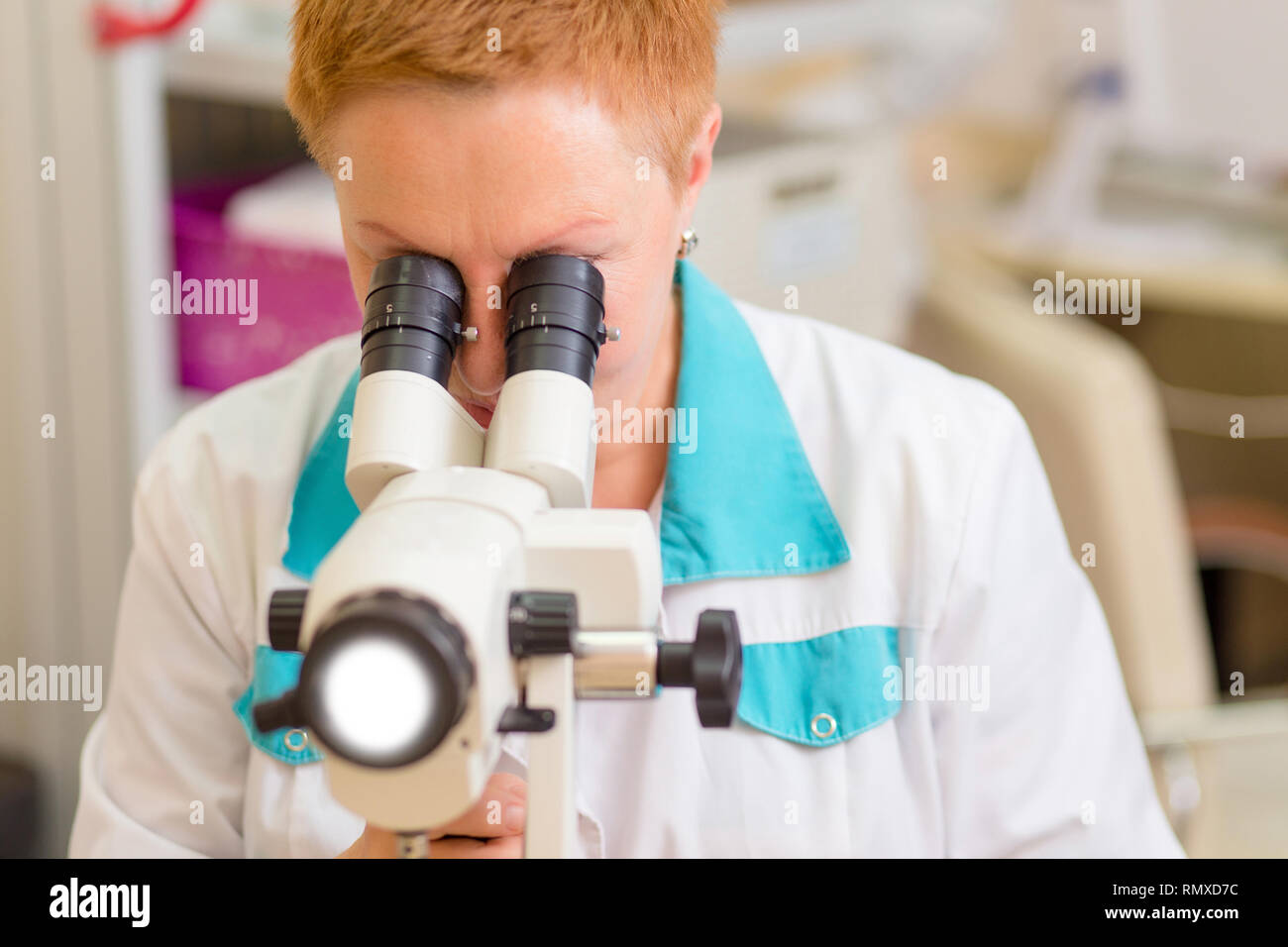 Woman gynecological exam hi-res stock photography and images - Alamy