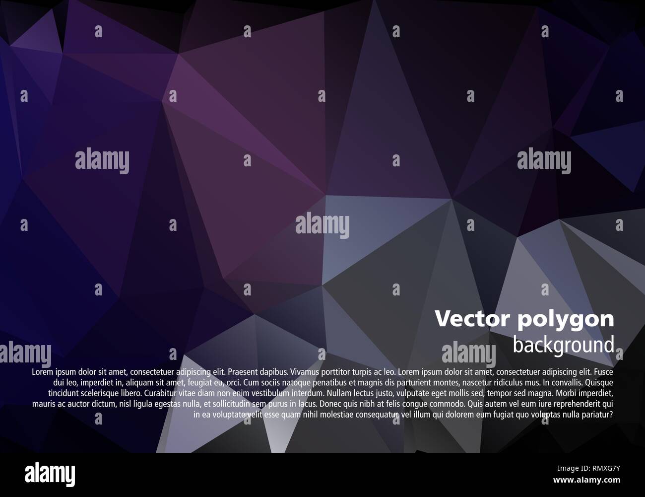Polygon abstract vector background in violet and grey color Stock Vector Image & Art - Alamy